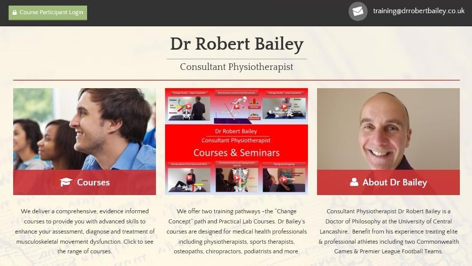 Dr Robert W. Bailey - Consultant Physical Therapist - Atlas ...
